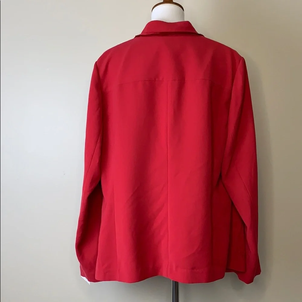 Tahari Woman | Jackets & Coats | Tahari Woman Plus Size Red Blazer ...